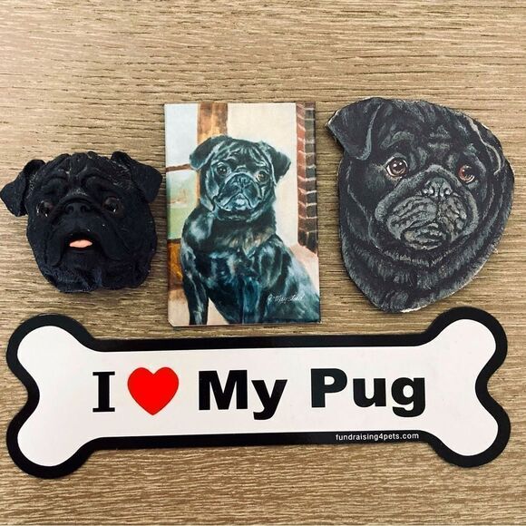 Accents | Pugdog4pcmagnetsset | Poshmark